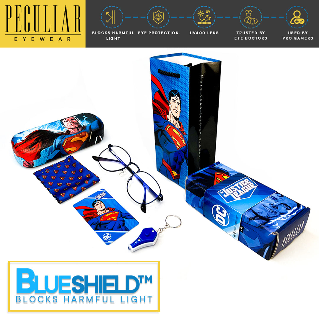 Justice League X Peculiar SUPERMAN Square METAL Frame Anti Radiation G ...