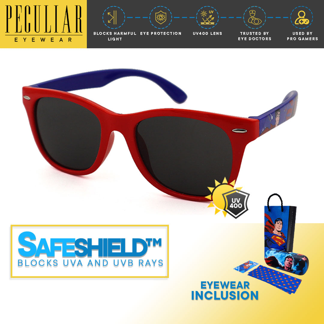Justice League X Peculiar Plus SUPERMAN Kids Collection Sunglasses for ...