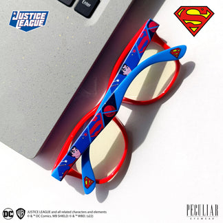 Justice League X Peculiar SUPERMAN Kids Collection Eyeglasses Anti-rad ...